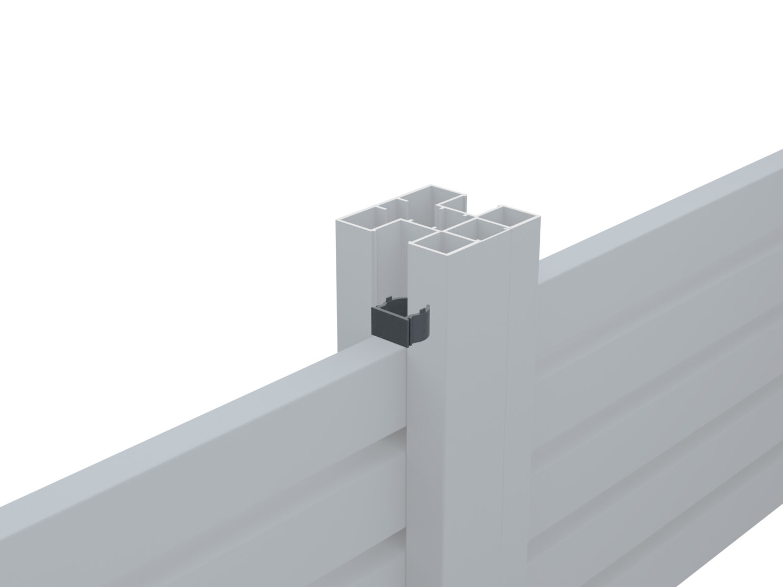 Aliuminio tvoralentė Open 1780x100x21 mm RAL9005 - Daisera